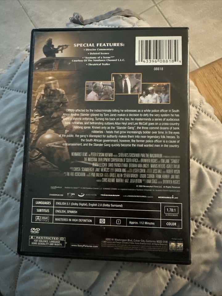 Stander DVD Video 2004 Tom Jane | eBay