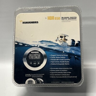 Humminbird 407860-1 Hdr 650 Digital Depth Sounder ~ Waterproof W ...