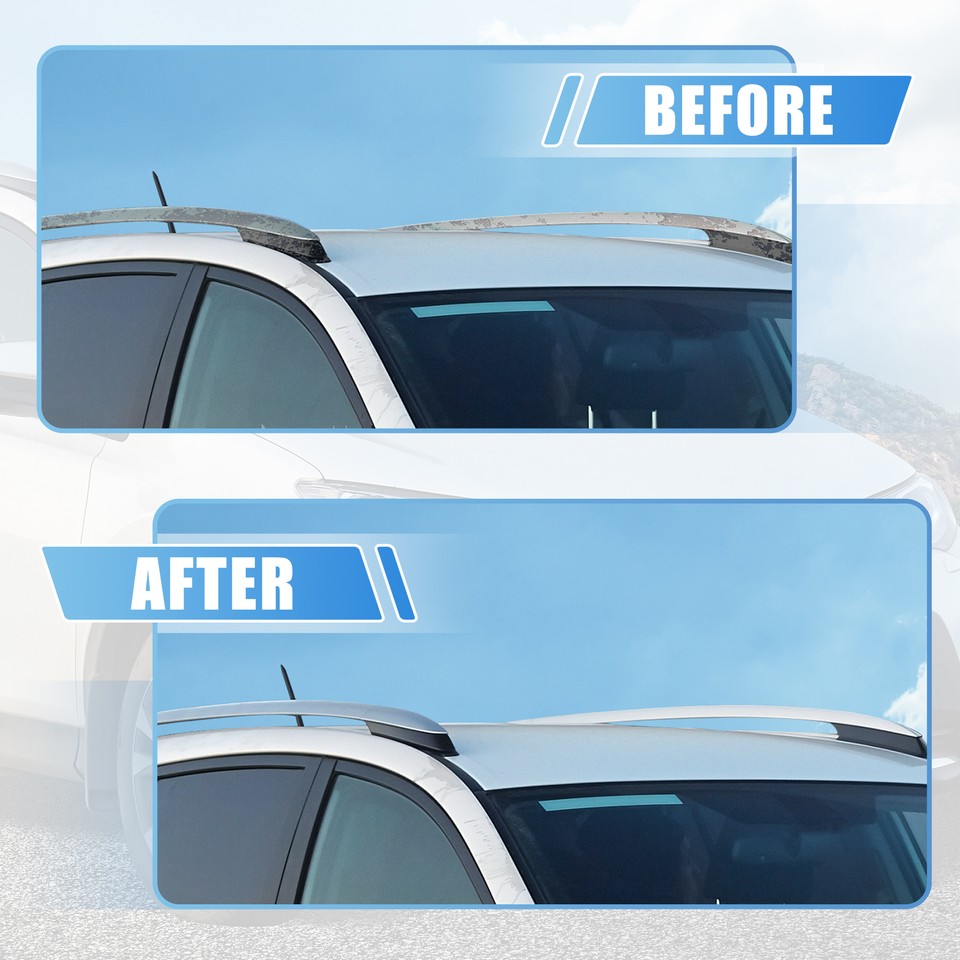 Pack (4) Roof Rack Rail Cover End Cover Shell Cap for Toyota RAV4 2013 ...