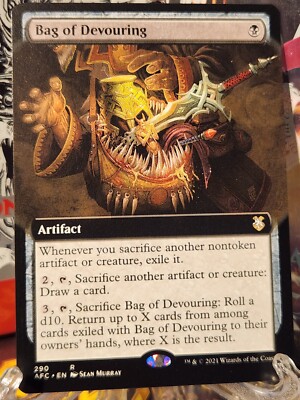 Bag of Devouring - Extended Art R MTG Commander Adventures in the ...