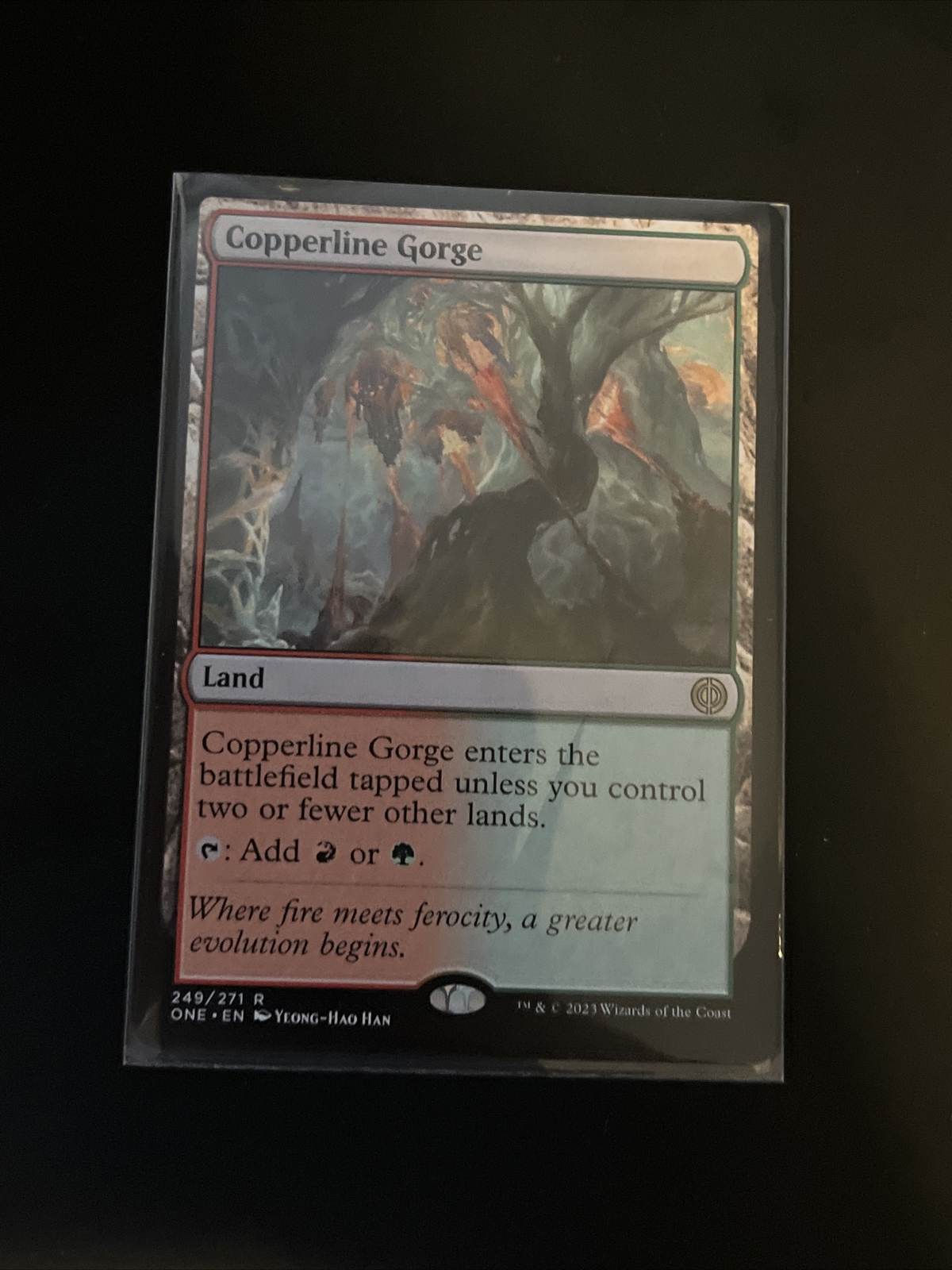 MTG Copperline Gorge (249/493) Phyrexia All Will Be One NM - 2x | eBay