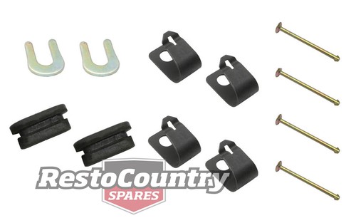 Holden Drum Brake Shoe Pin + Spring Hold Down Kit EJ EH pad | eBay