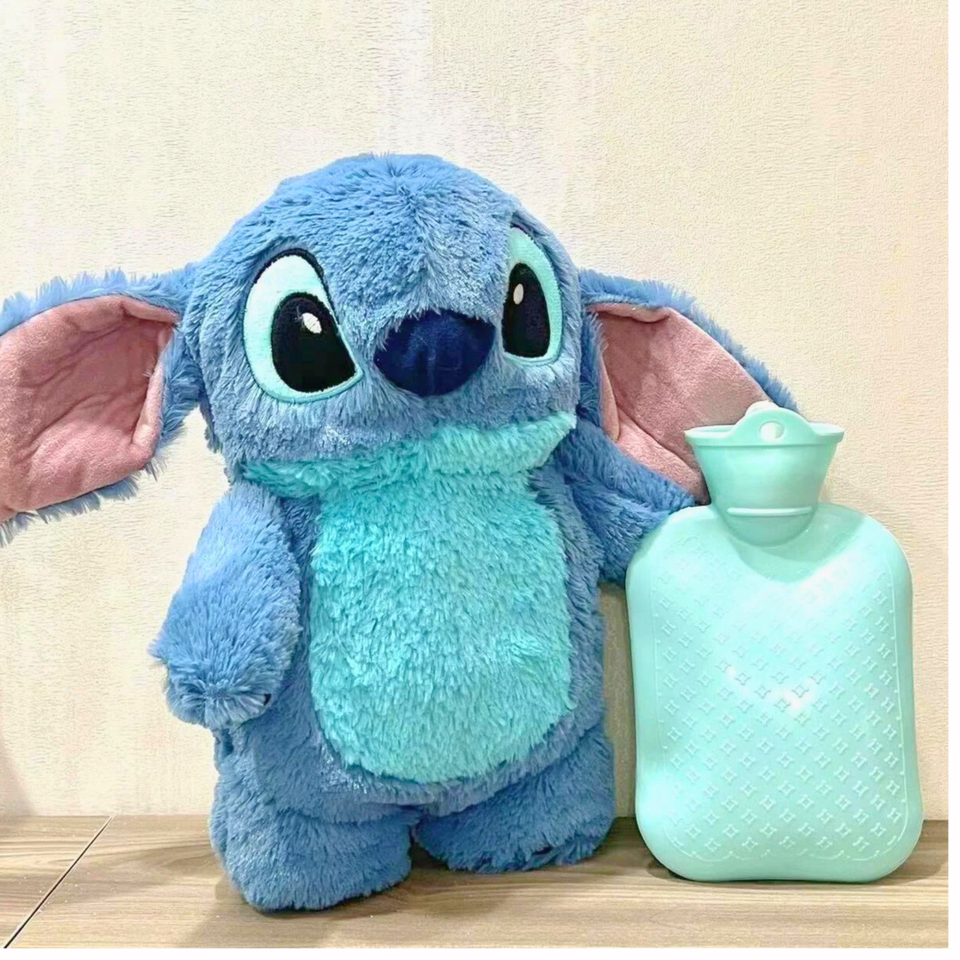 Disney Stitch Hot Water Bottle Plush Lilo & Stitch Hot/Cold Water ...