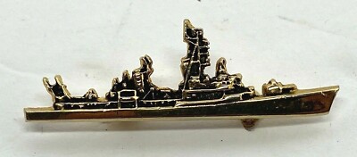 Vintage US Naval War Ship Pin - Pin Back | eBay