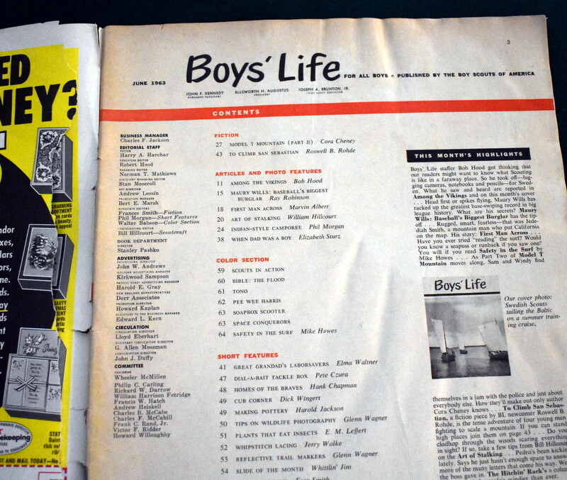 VINTAGE BOY SCOUT- 1963 BOYS' LIFE - JUNE* | eBay