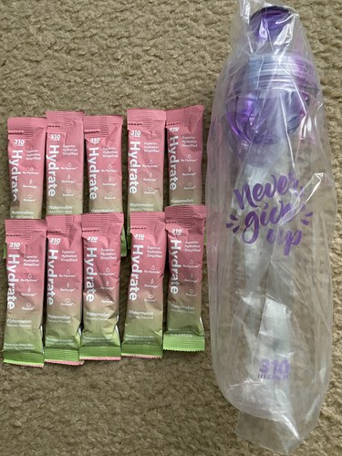 310 Nutrition (10) Watermelon Hydrate & BPA FREE Infuser Water Bottle ...