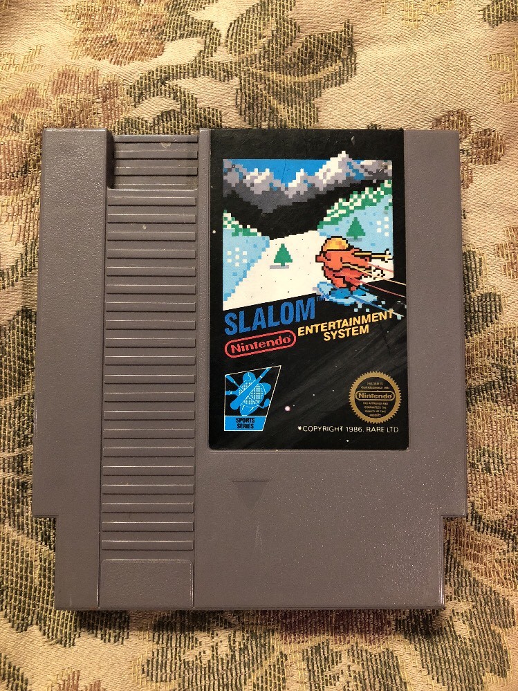 Slalom (Nintendo Entertainment System NES 1986) Authentic 5 Screw !! | eBay