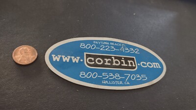 VINTAGE CORBIN OVAL DECAL ORIGINAL OLD STOCK RACING 70'S | eBay