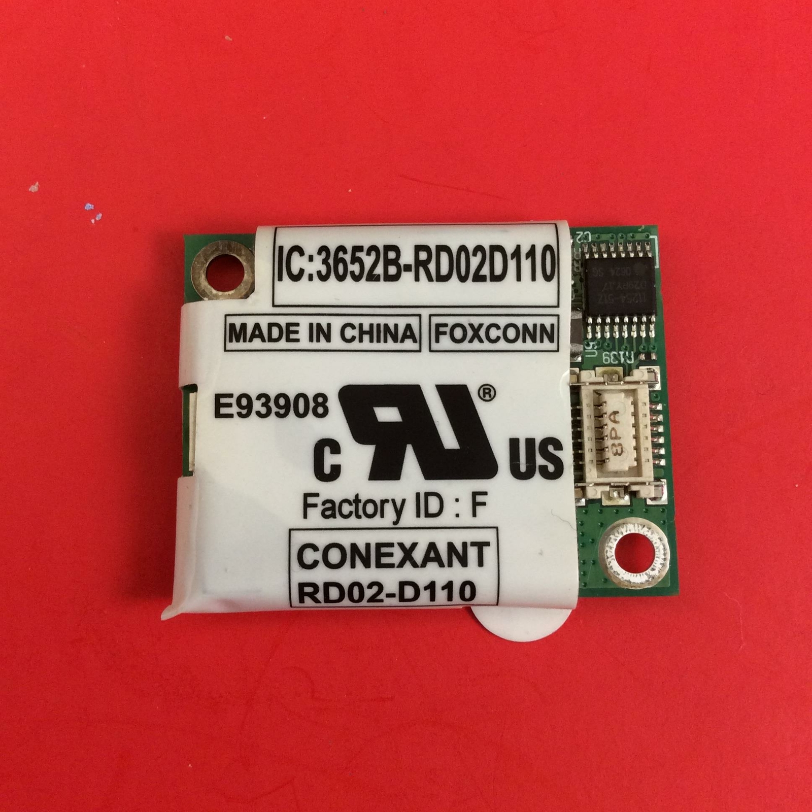 Dell Latitude D620 Genuine Laptop Modem Card Conexant 56K 0XH648 RD02 ...