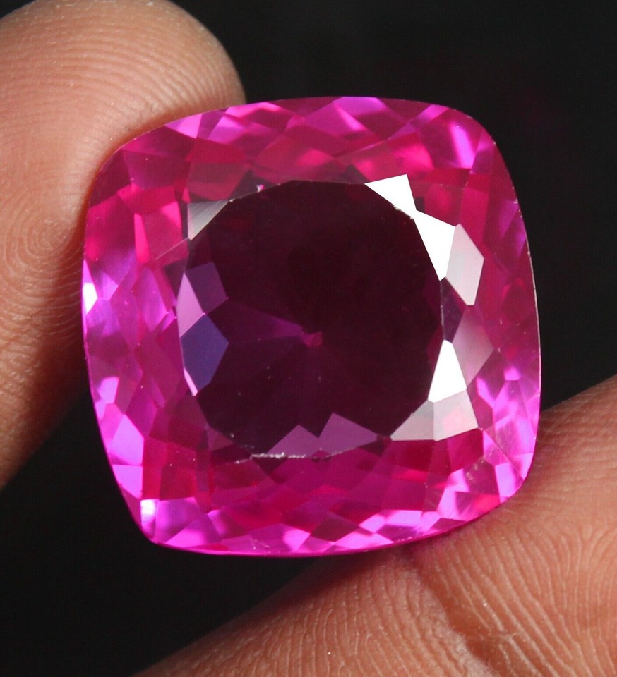 Natural Utah Red Beryl Bixbite Certified 44.65 Ct Cushion Stunning ...