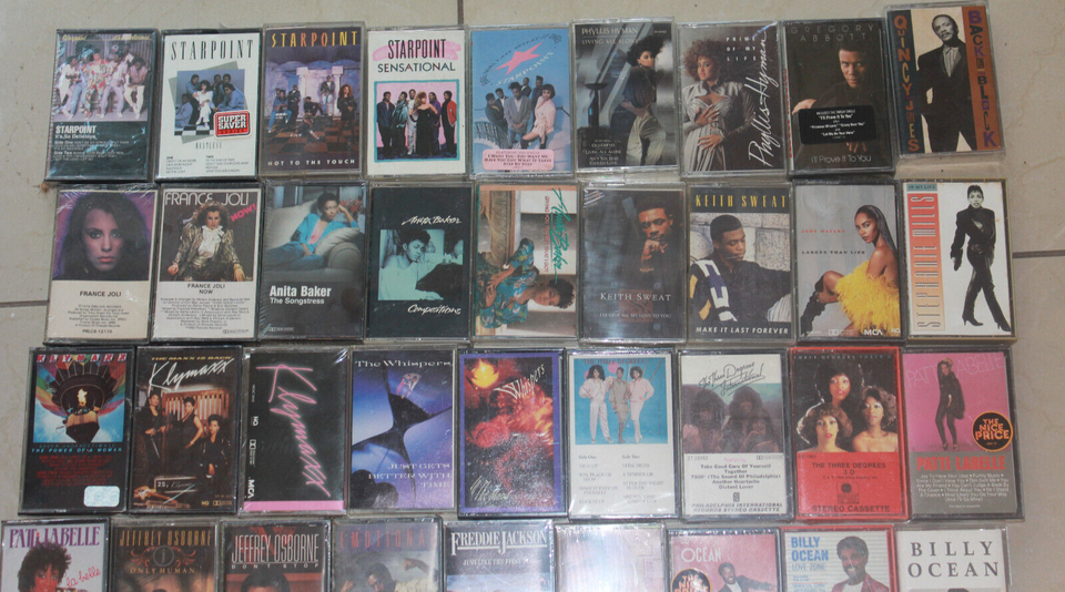 Lot 65 Cassette Tapes Hip Hop, Rap, R&B, Soul, Funk, Soundtracks ‘90s ...