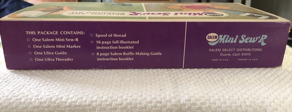Vintage Salem Mini Sew'R Sewing & Marking Kit - Portable Sewing Kit ...