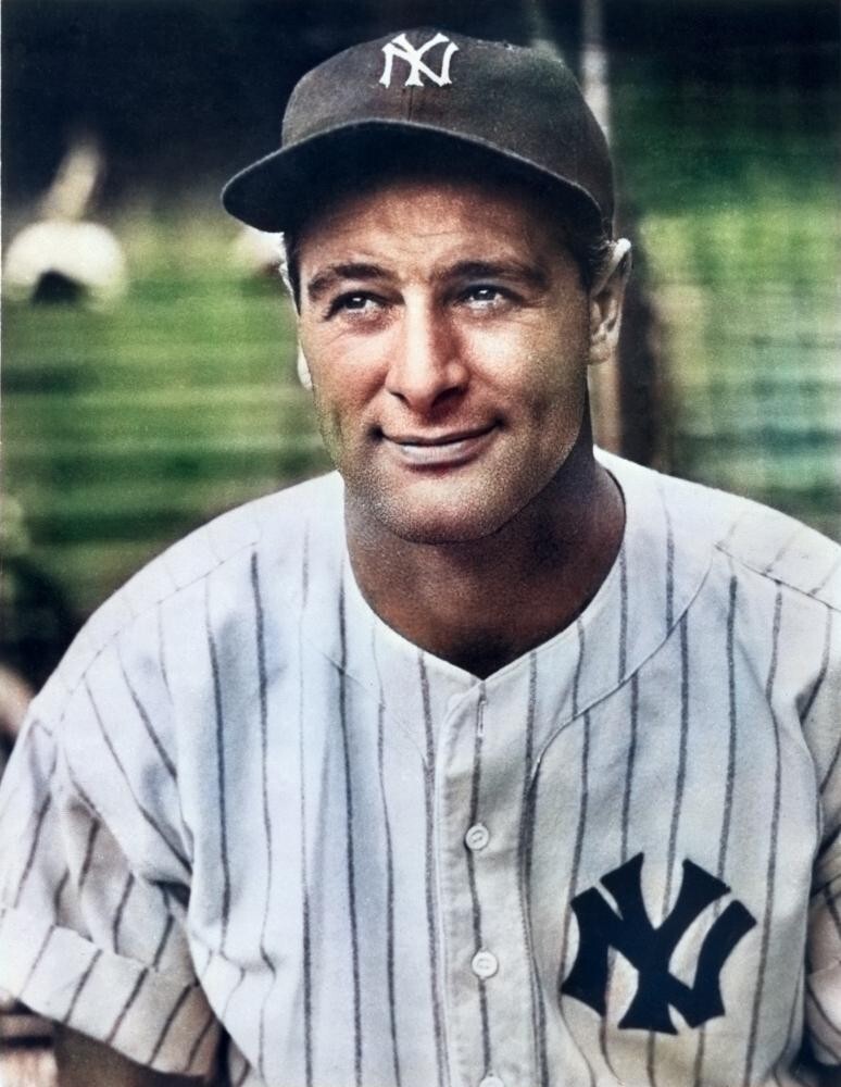 Lou Gehrig In Color