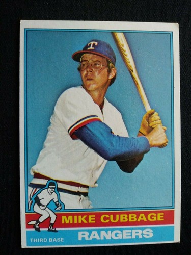 1976 Topps Baseball Card # 615 Mike Cubbage - Texas Rangers | eBay