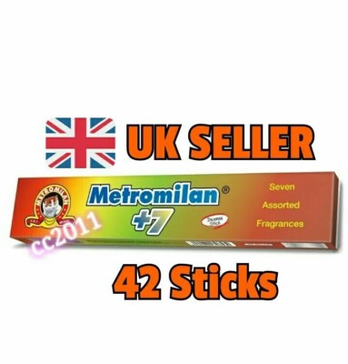 METRO MILAN +7 AGARBATTI INCENSE STICKS CAT BRAND - 1pack 42 sticks UK ...