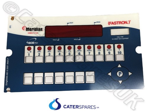 HENNY PENNY MERIDIAN FASTRON COMPUTRON MEC-110 DISPLAY DECAL STICKER ...