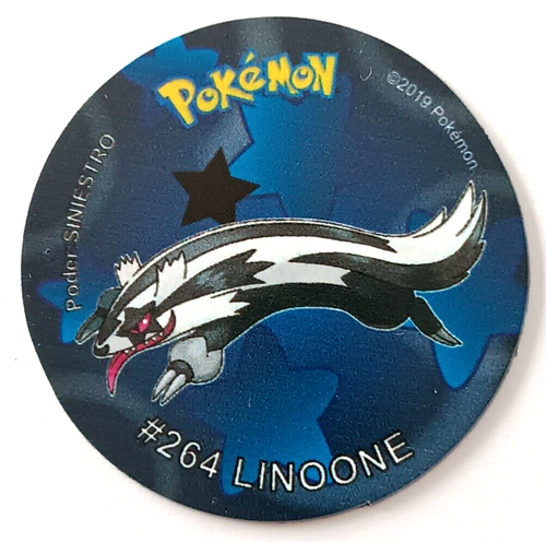 TAZO POKEMON EC #264 Galarian LINOONE 2022 PERU South America Edition Pogs | eBay