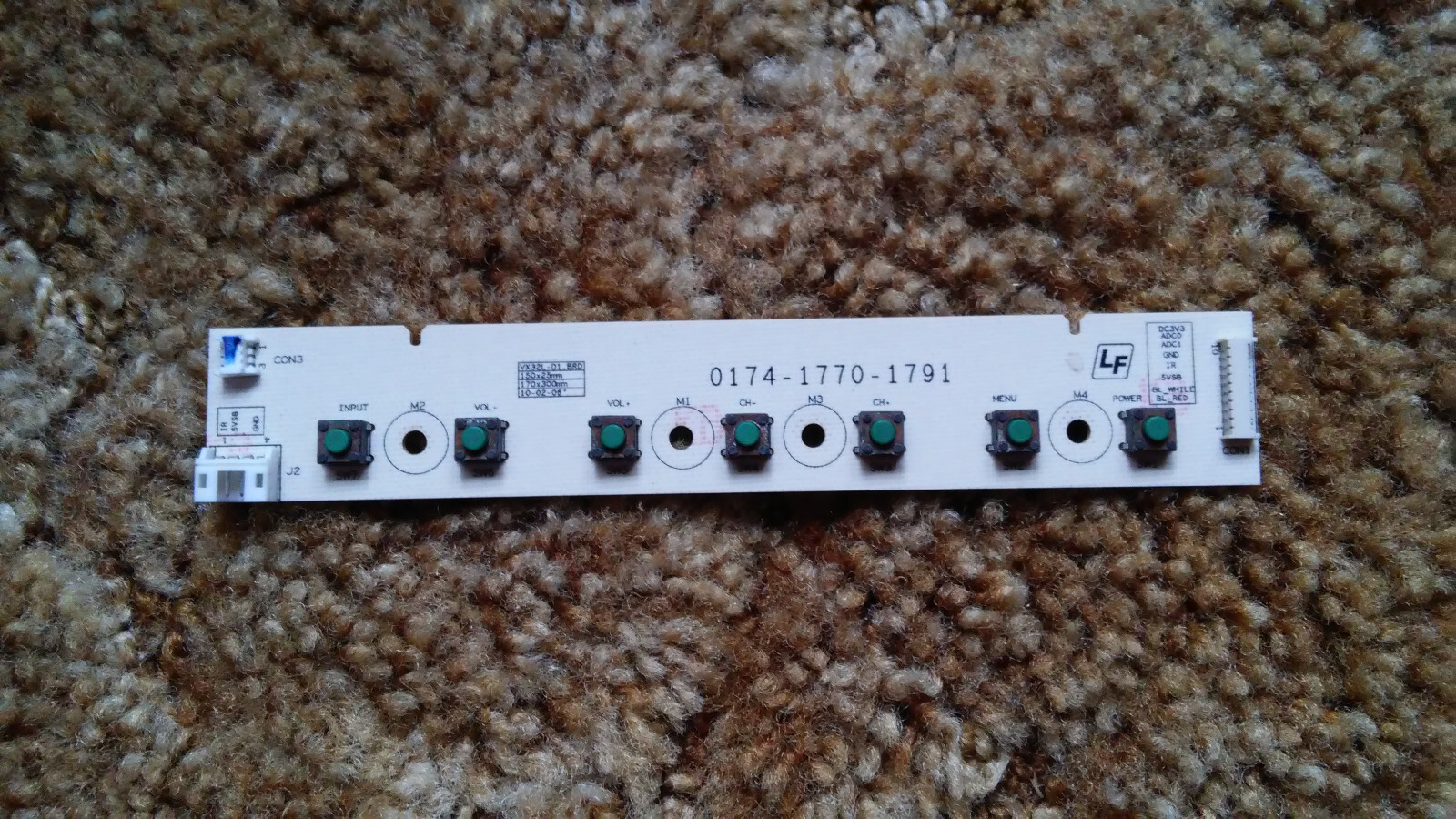 VIZIO VX32L HDTV Button Circuit Board | eBay