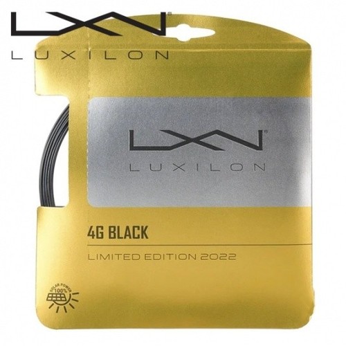 LUXILON 4G 1.25mm 12m Tennis String Racquet Racket String Black NWT ...