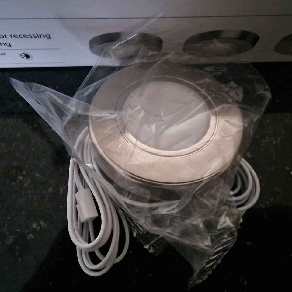 Sensio Zeta LED Surface Mount Under Kitchen Cabinet Spot Lights Kit ...