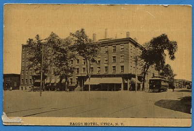 CPA: Etats-Unis - Baggs Hotel, Utica, N. Y. | eBay