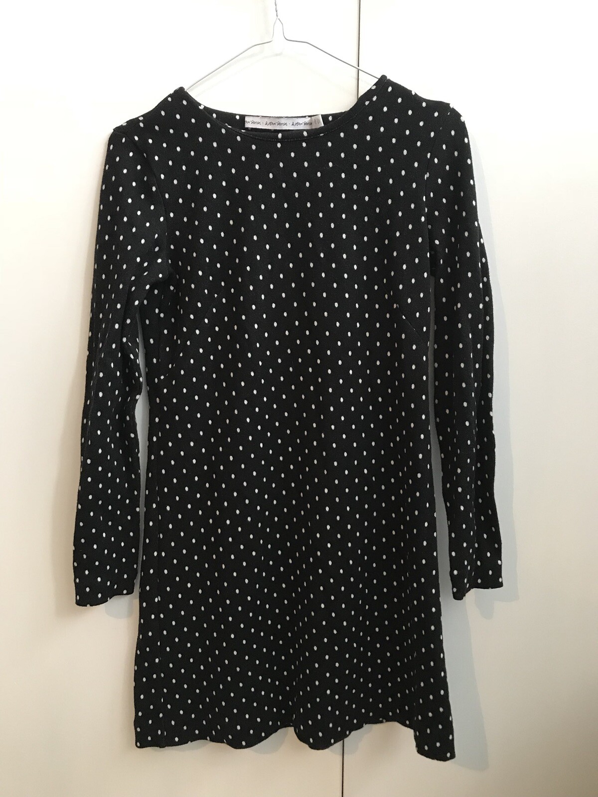 & Other Stories Polka dot Black White dress. Spotty print.34/8. | eBay