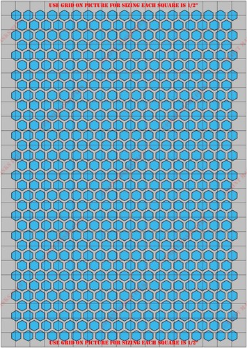 SHS1001P Hexagon RC Body Vinyl Paint Mask/ Stencil Kit | eBay