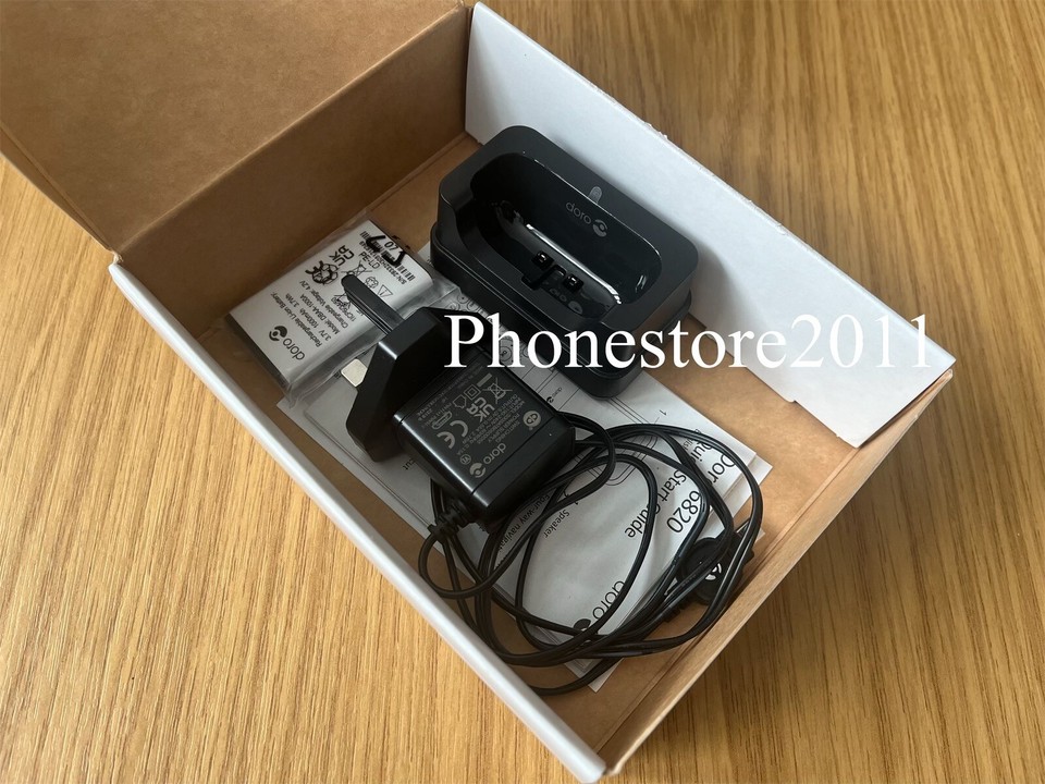 Doro 6820 Big Button Flip Phone 4G 2.8'' Unlocked - Red & White With ...