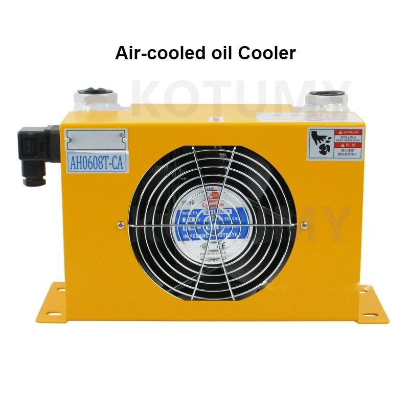 Hydraulic Air Cooler Oil Cooler AH0608T-CA 60L/Min Air-Cooled Oil ...