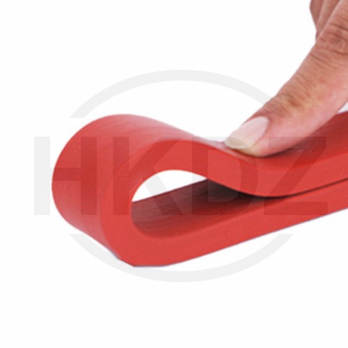 Red Silicone Rubber Sponge Square Strip Closed Cell Foam Backer Rod ...