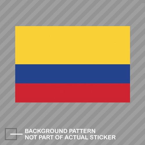 Colombian Flag Sticker Decal Vinyl Colombia COL CO | eBay