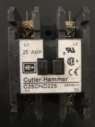 C25DND225 Cutler Hammer Contactor 277V Coil | eBay