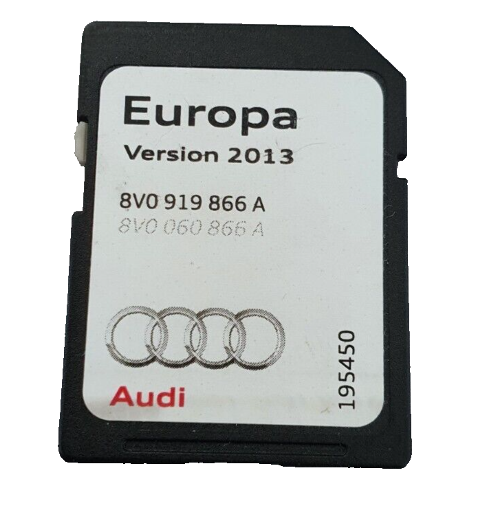 Audi Navigation SD Card for Audi A3 - Europa, Version 2013 (8V0 919 866 ...