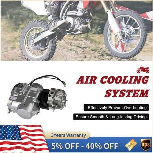 For Honda XR50 CRF50 4-Stroke Dirt Bike Engine Motor Complete Kit W ...