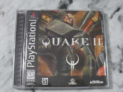 Quake II PS1 Video Game Black Bottom CIB Complete with Registration | eBay