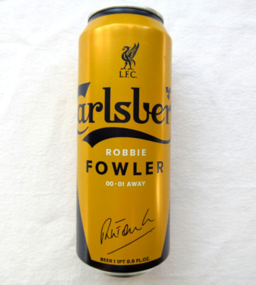 CARLSBERG Robbie Fowler Liverpool Football Club LFC England Soccer ...