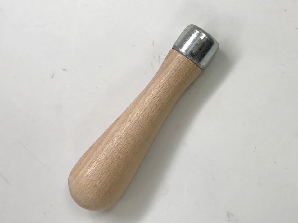 GROBET LUTZ SKROO-ZON WOOD FILE HANDLE #4 FOR 6"-8" FILES SELF ...