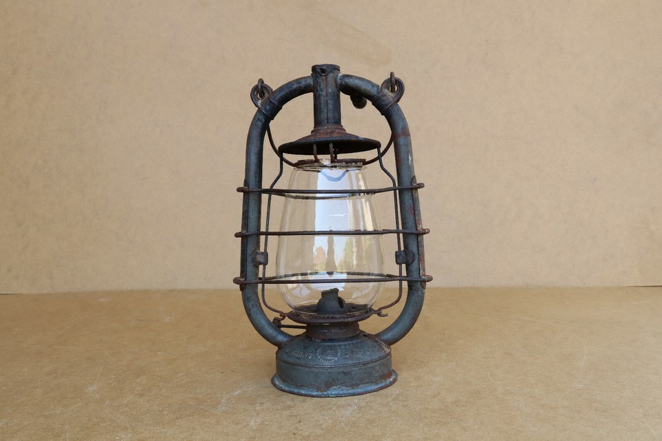 WW1 WWI Era Antique Vintage Lantern Hand Lamp Feuerhand N 423 Germany ...