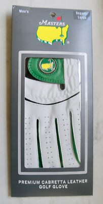 Masters Golf Glove by FootJoy Size Men's Large Augusta Premium Cabretta ...