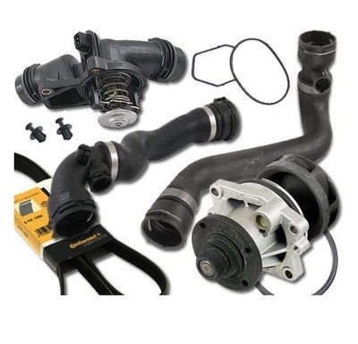 BMW E46 Cooling Kit Water Pump, Thermostat, Hoses, Belt | eBay