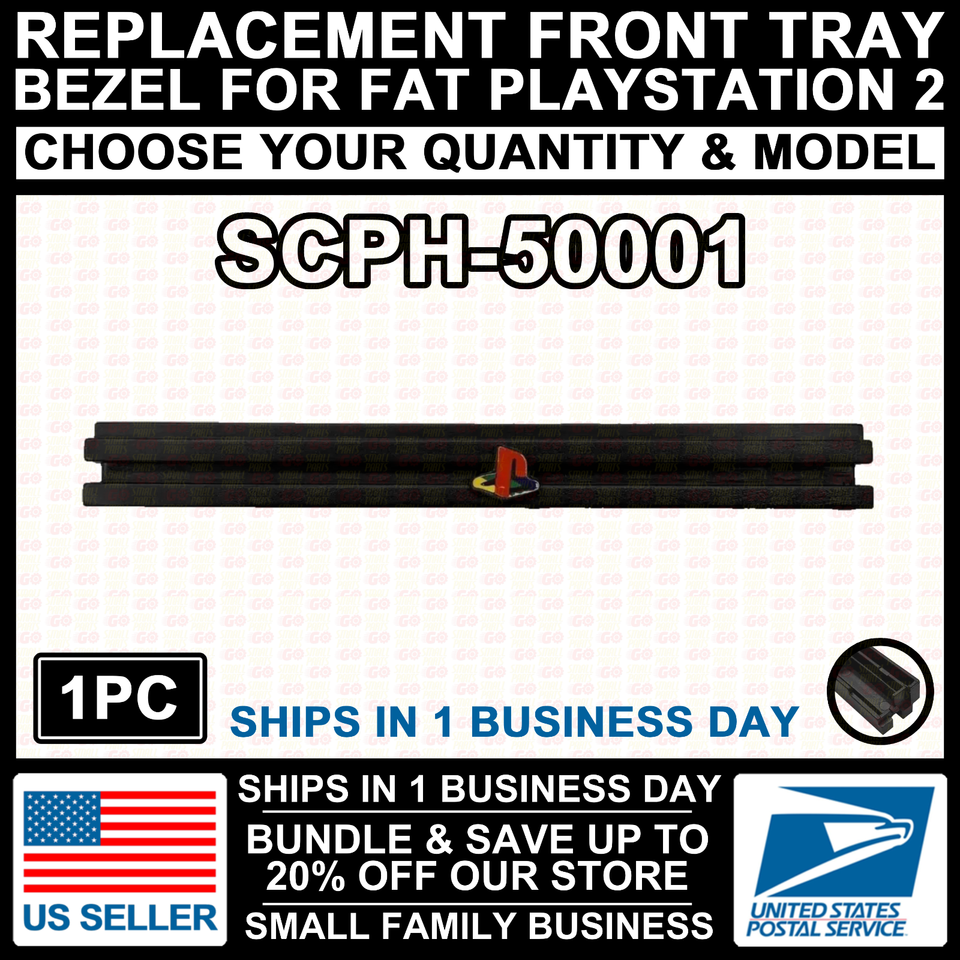 Front Disc Tray Bezel For Sony PlayStation 2 | PS2 Fat 30001 Model ...
