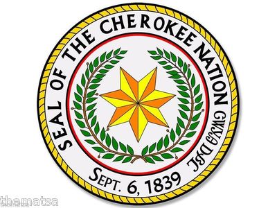 SEAL OF THE CHEROKEE NATION 4" DECAL STICKER MADE IN USA | eBay