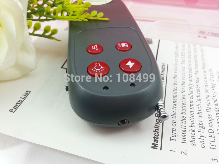 Quality 4in1 Shock Vibrate Remote Pet Dog Trainer Collar No Bark ...