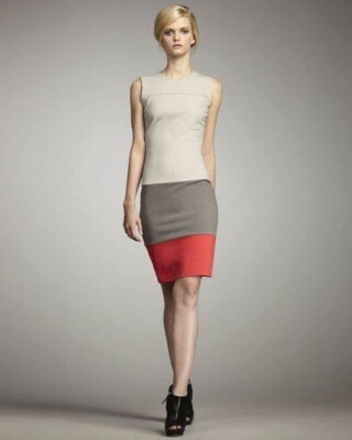 Diane von Furstenberg Sharby Color Block Sheath Dress Size 10 | eBay