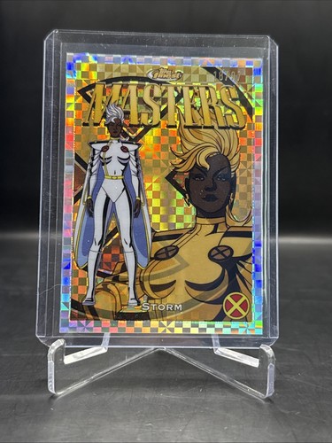 2025 Topps Finest X-Men '97 Storm #85 Gold Rare Masters Refractor /97 ...