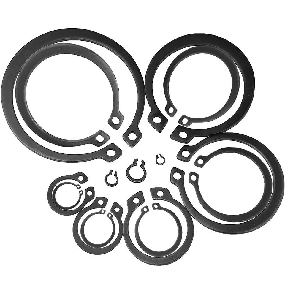 WeqeYent 350 Pezzi M4-M28 Anelli Elastici C-Clips Assortimento di ...