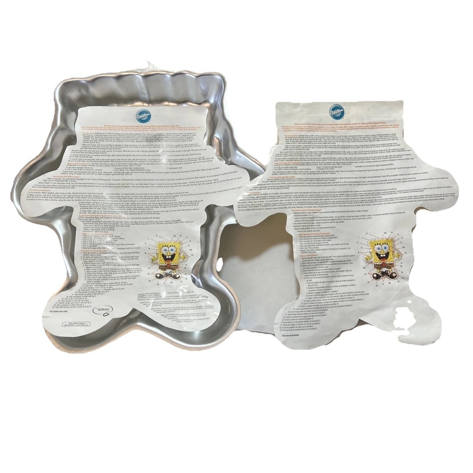 Wilton SpongeBob Cake Pan Decorating Instructions Included 2105-5135 ...