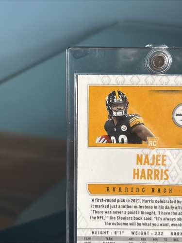 2021 Panini Phoenix Football Najee Harris, White Shimmer SSP | eBay