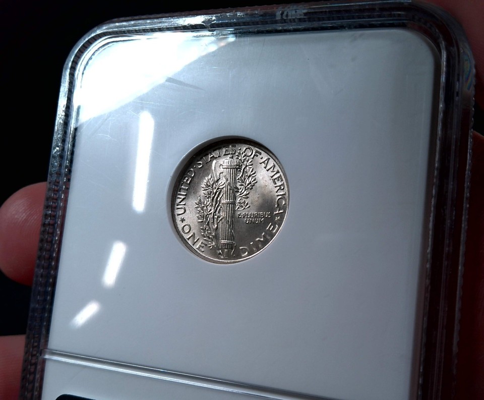 1945 Mercury Dime 10c - NGC MS66 - ++PremiumBands++ For A 1945 P ...