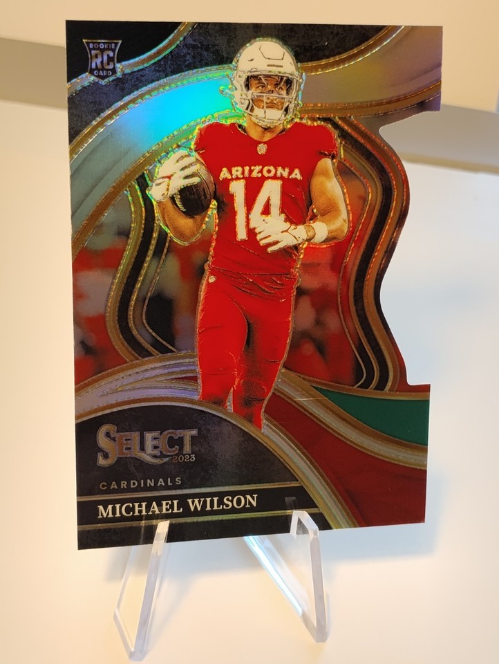 2023 Panini Select - Club Level Michael Wilson #234 Black & Green Prizm Die-Cut | eBay